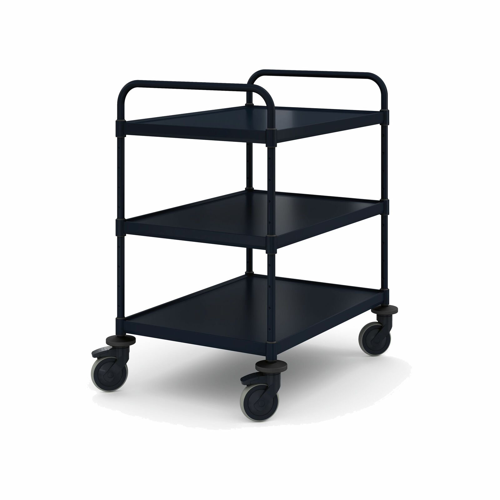 Edelstahlwagen schwarz - Kaiser Systeme